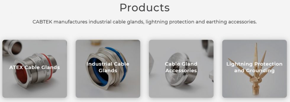 Cabtek Cable Glands | Repair Management Nederland B.V.
