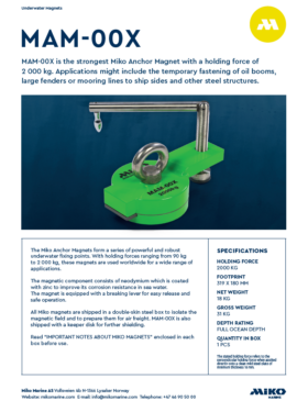 Miko Marine MAM-00X Product data sheet Piture PDF | Repair Management ...