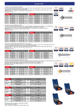 RMN Catalogue Countersinks picture PDF | Repair Management Nederland B.V.