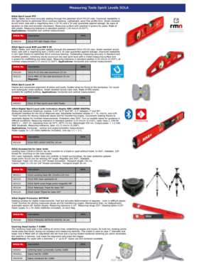 RMN Catalogue SOLA Measuring Tools picture PDF | Repair Management Nederland B.V.